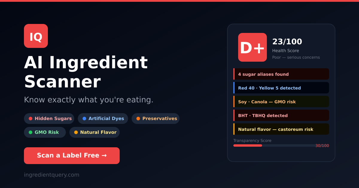 AI Ingredient Scanner — Food & Beauty Label Analysis